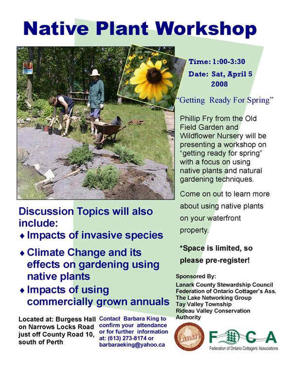 Native Plant Workshop 2008